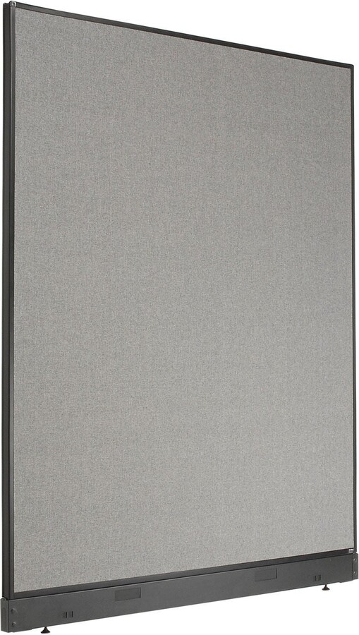 Global Industrial 60-1/4"W x 76"H Non-Electric Office Partition Panel ...