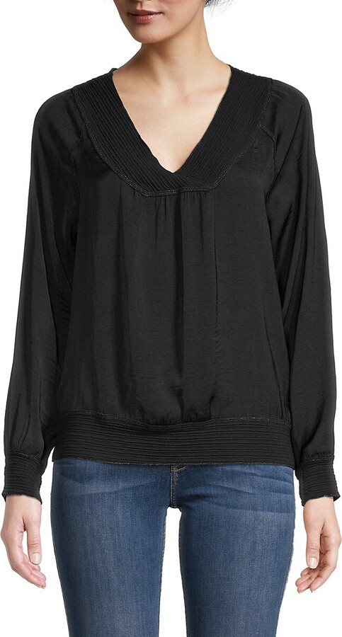 Democracy Raglan-Sleeve Blouse - ShopStyle Tops