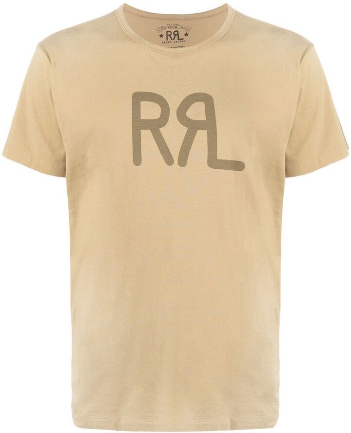 Ralph Lauren RRL logo print crew-neck T-shirt - ShopStyle