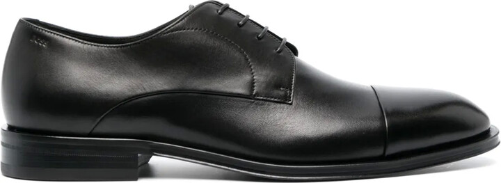 HUGO BOSS Leather Derby Shoes - ShopStyle