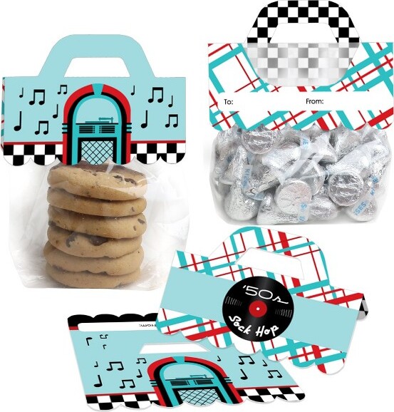Big Dot of Happiness 50's Sock Hop DIY 1950s Rock N Roll Party Clear ...