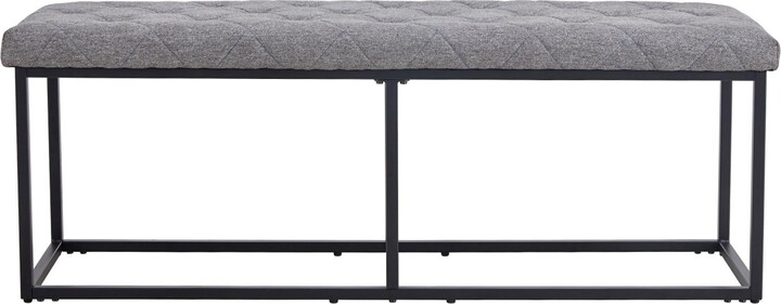 Simplie Fun Tufted Extra-Long Entryway Bench, 51" Bedroom Benches ...