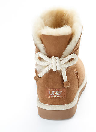 UGG Selene Tie Back Booties - ShopStyle Boots