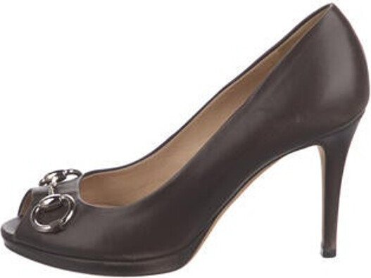 Gucci Leather Pumps - ShopStyle