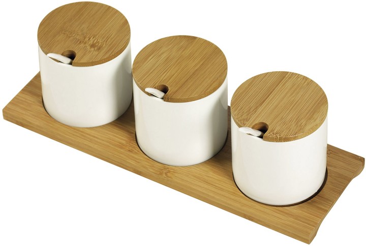 Denmark Tools For Cooks Denmark 10-Piece Porcelain Condiment Set with ...