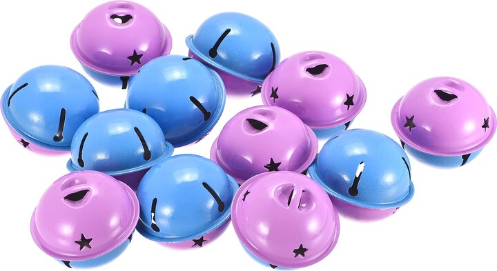 Unique Bargains Jingle Bells, 40mm 64pcs Craft Bells with Star Cutouts ...