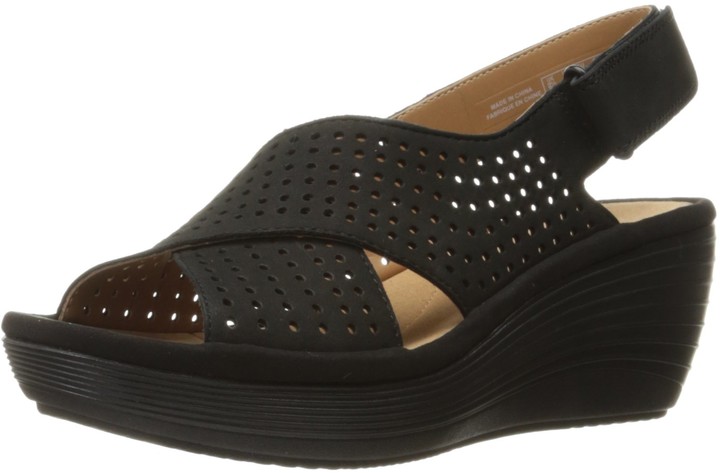 Clarks Women's Reedly Variel Wedge Sandal - ShopStyle