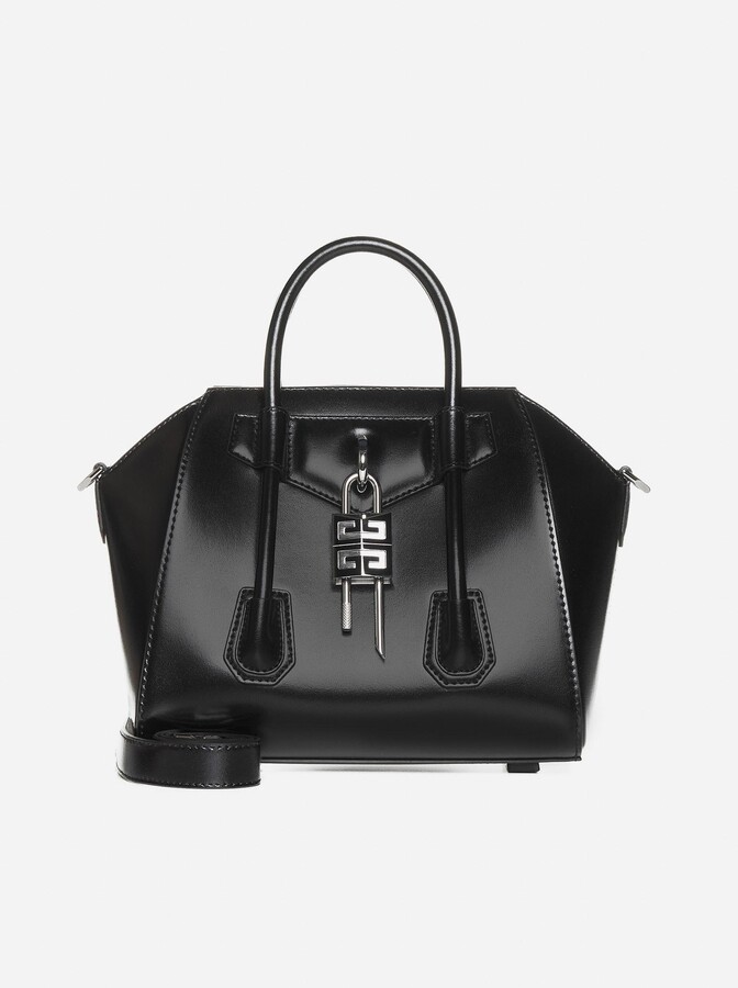 Givenchy Antigona Lock Mini Leather Bag - ShopStyle
