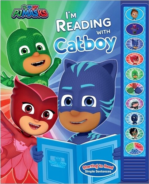 Pj Masks: I'm Reading with Catboy Sound Book - by Pi Kids (Mixed Media ...