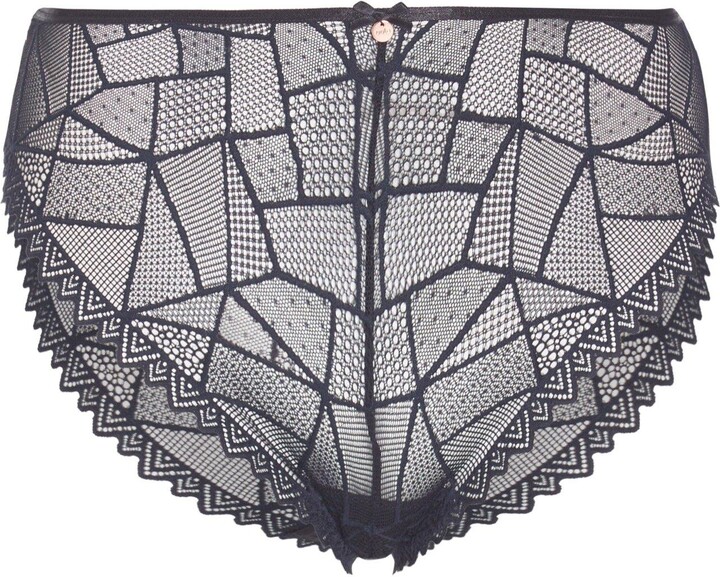 High Waist Lace Cheekie - Black - ShopStyle Knickers