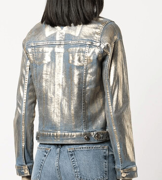 Madison.Maison Metallic Denim Jacket - ShopStyle