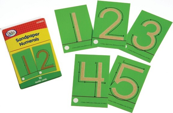 Didax Tactile Sandpaper Numbers Cards - ShopStyle