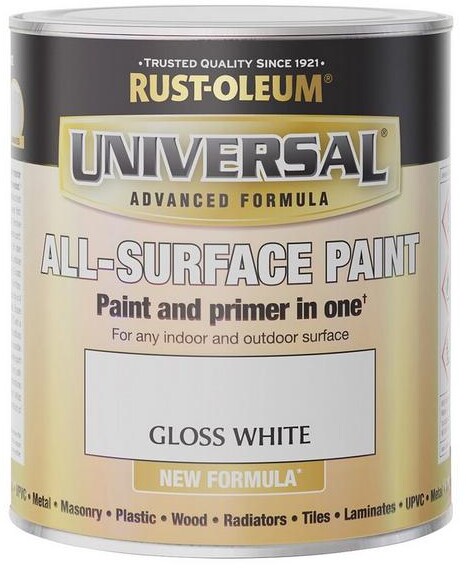 Rust-Oleum Universal All-Surface Finish Paint – Gloss White - ShopStyle ...