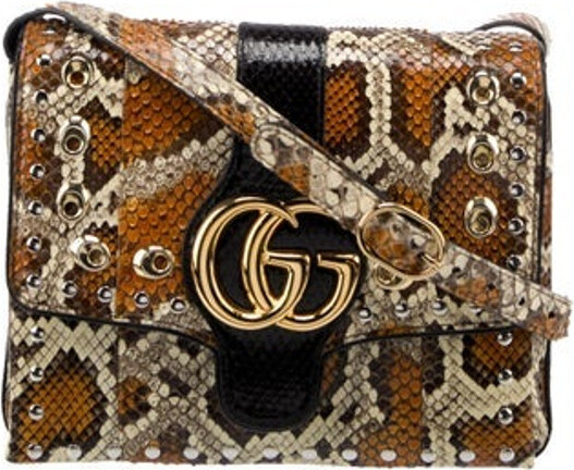 Gucci Medium Python Arli Shoulder Bag - ShopStyle