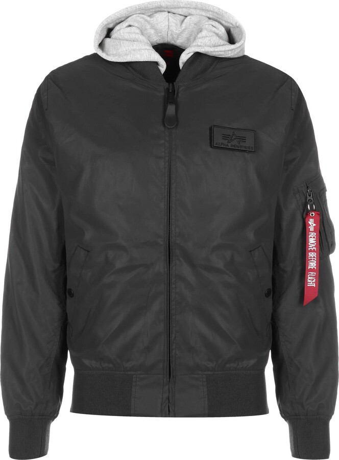 Alpha Industries Men's MA-1 LW Hood Reflective Jacket - ShopStyle