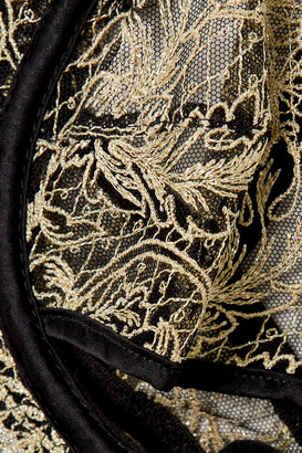 Coco de Mer London + Killing Eve Berlin cutout embroidered tulle and ...