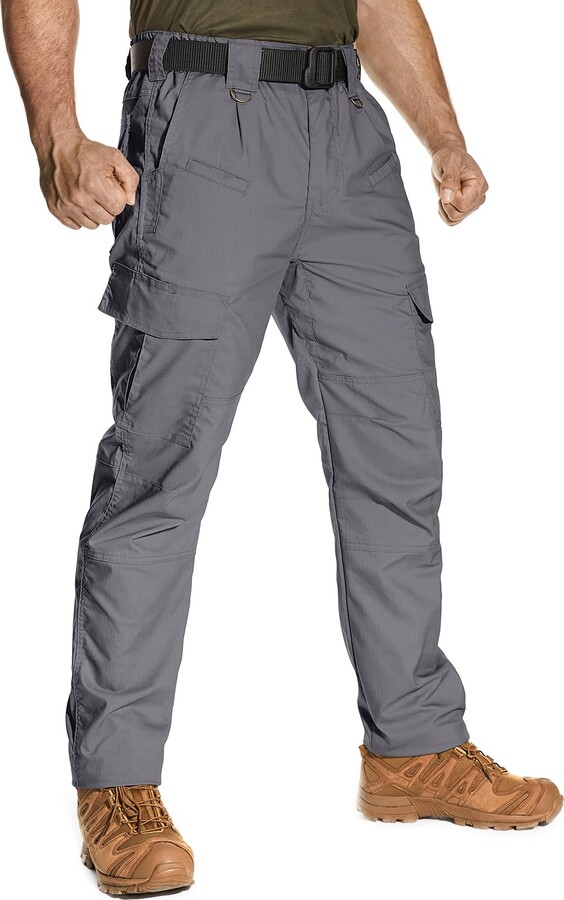 mosingle Men's Cargo Work Trousers Military Tactical Pants Combat ...