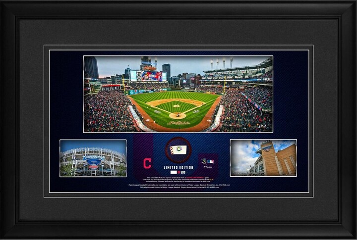 Fanatics Authentic Cleveland Guardians Framed 10" x 18" Stadium ...