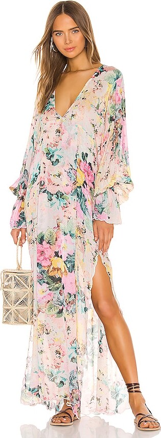 HEMANT AND NANDITA Teien Caftan - ShopStyle Swimsuit Coverups