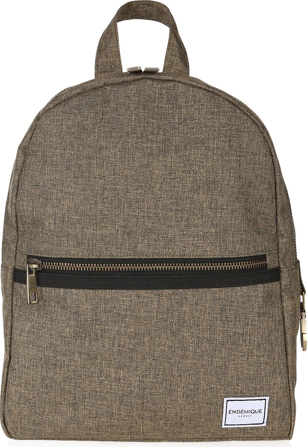 Endémique Studio - Endémique Studio The Route S Camel Crosshatch Backpack - ShopStyle