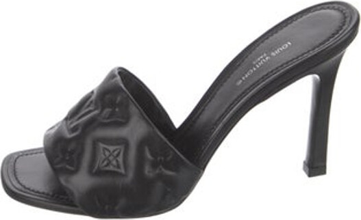 Louis Vuitton Monogram Leather Slides - ShopStyle
