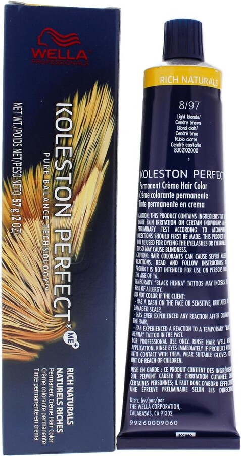 Wella I0087130 Koleston Perfect Permanent Creme Hair Color for Unisex ...