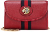 Gucci Rajah Mini leather shoulder bag - ShopStyle