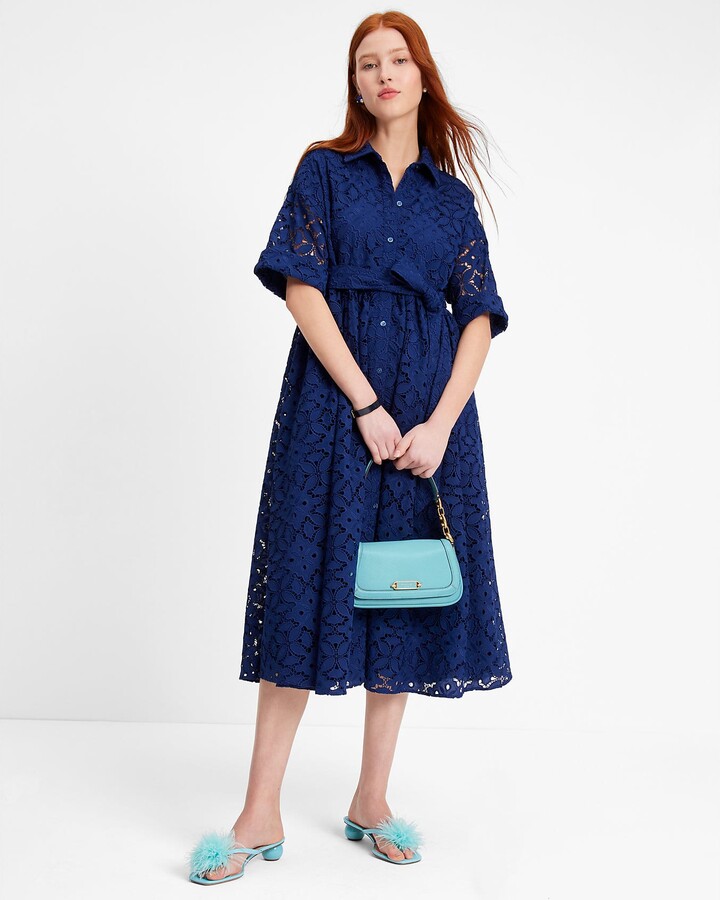 Kate Spade Embroidered Cutwork Montauk Dress - ShopStyle