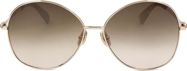 Max Mara Round Frame Sunglasses - ShopStyle