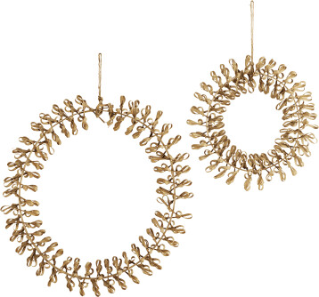 Madam Stoltz 30cm Bamboo crown natural - ShopStyle Artwork