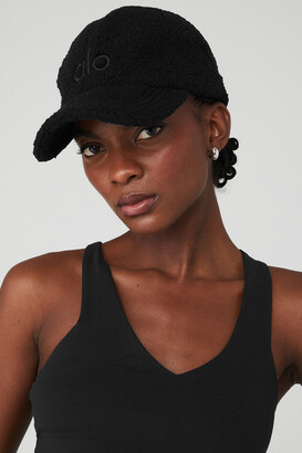Alo Yoga | Micro Sherpa Off-Duty Cap in Black - ShopStyle Hats