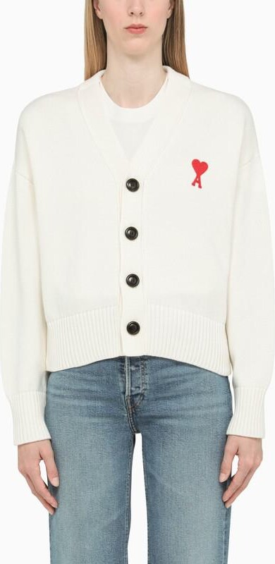 Ami Alexandre Mattiussi Ami Paris Ami De Coeur cardigan - ShopStyle
