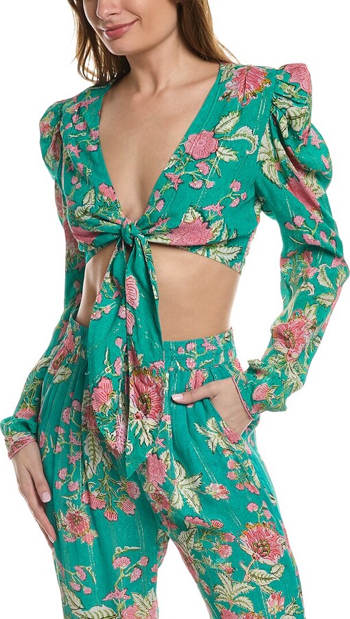 HEMANT AND NANDITA Isha Crop Top - ShopStyle