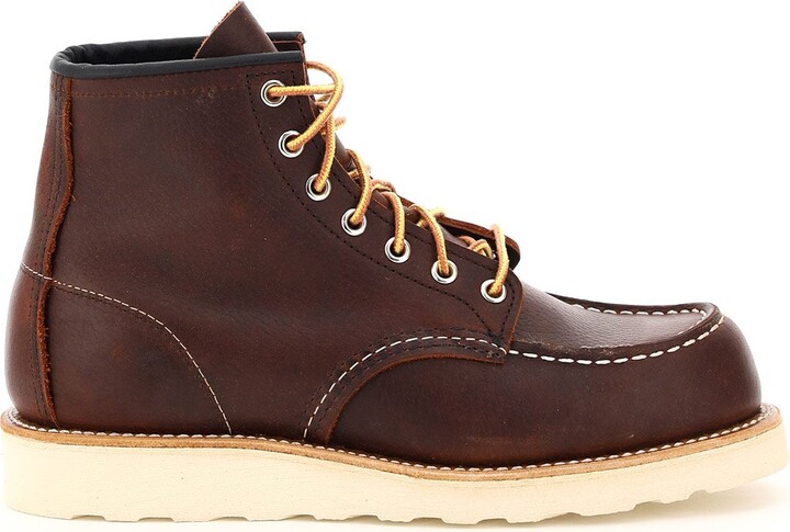 Red Wing Shoes classic moc toe ankle boots - ShopStyle