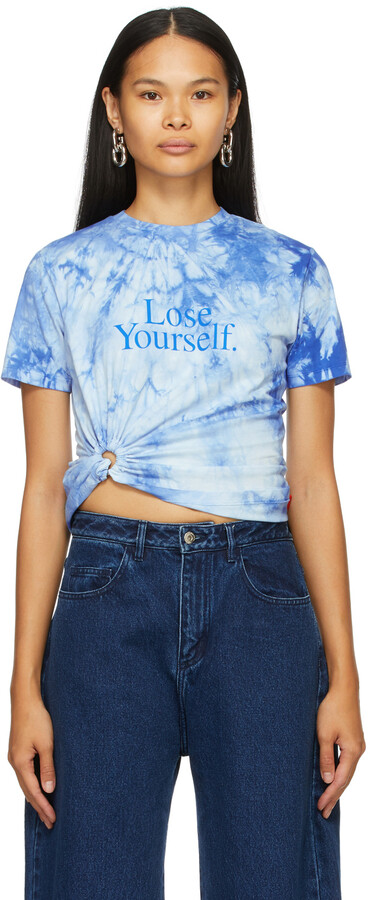 Paco Rabanne Blue Peter Saville Edition 'Lose Yourself' T-Shirt - ShopStyle
