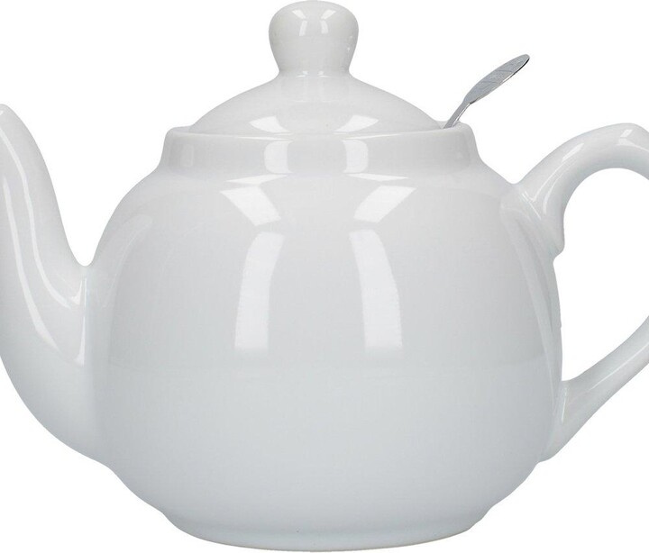 London Pottery Farmhouse Teapot, White, Six Cup - 1.2 Litres, Boxed ...