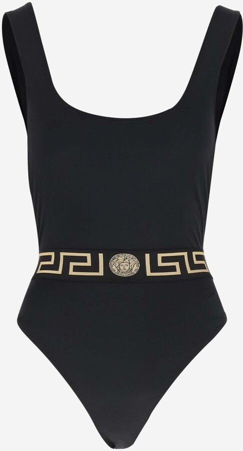 Versace One-Piece Swimsuit With Greca Border - ShopStyle
