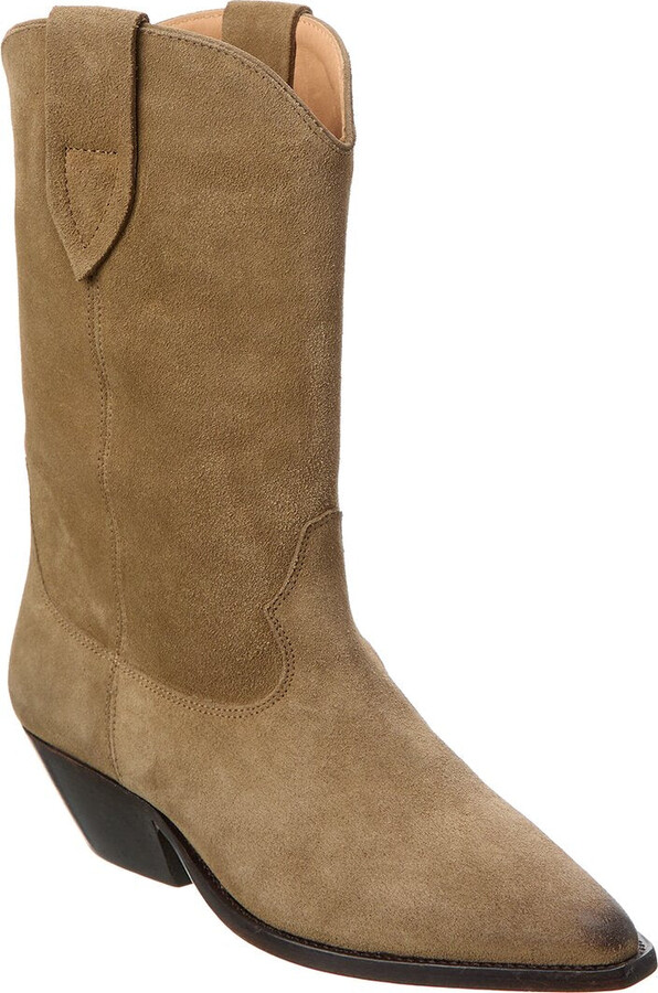 Isabel Marant Duerto Suede Cowboy Boot - ShopStyle