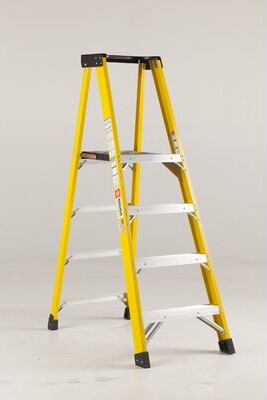 Bauer Corporation 7 ft Fiberglass Platform Ladder Type 1AA (Extra Heavy ...