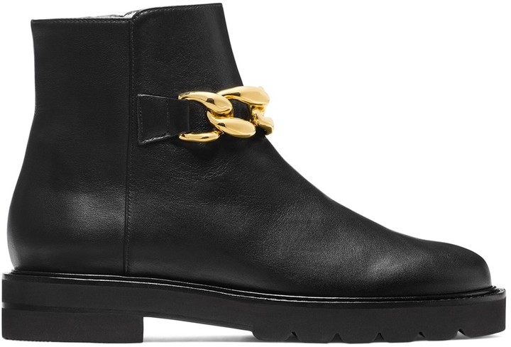Stuart Weitzman The Chain Lift Bootie Boot - ShopStyle