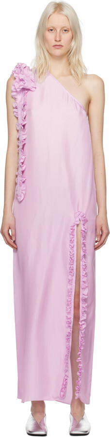 Kika Vargas Pink Aretha Maxi Dress - ShopStyle