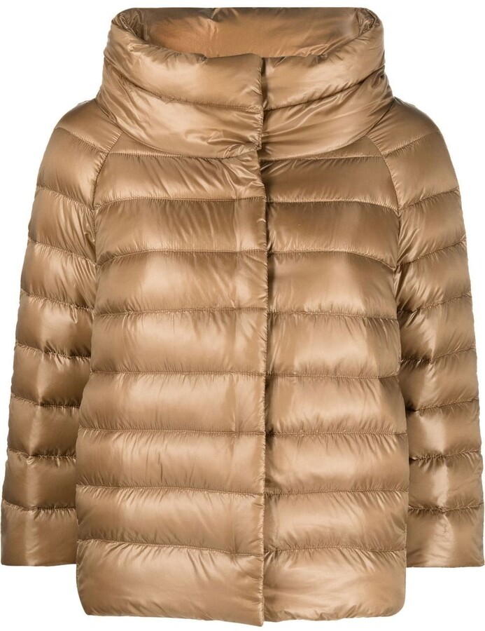 Herno Ultralight quilted high-shine puffer jacket - ShopStyle