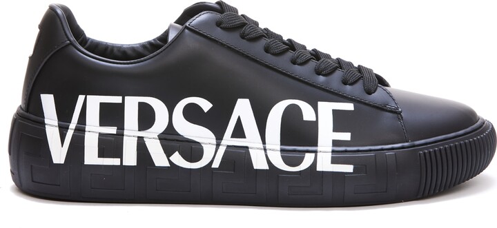 Versace Greca Logo Sneakers - ShopStyle