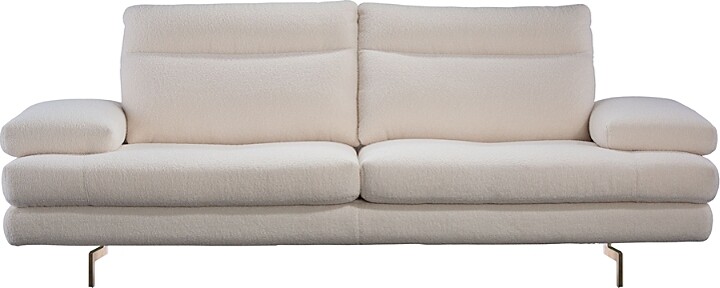 Giuseppe Nicoletti Sabrina Sofa, Satin Metal Legs - ShopStyle