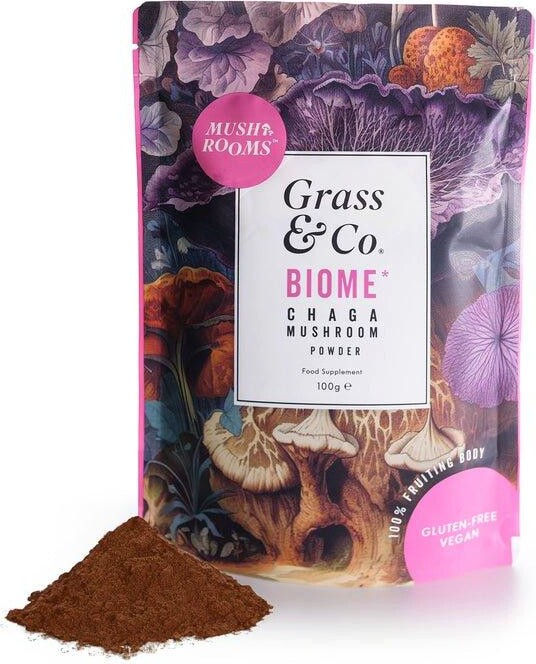 Grass & Co. Biome Mushrooms Powder with Turmeric and Ginger - ShopStyle ...