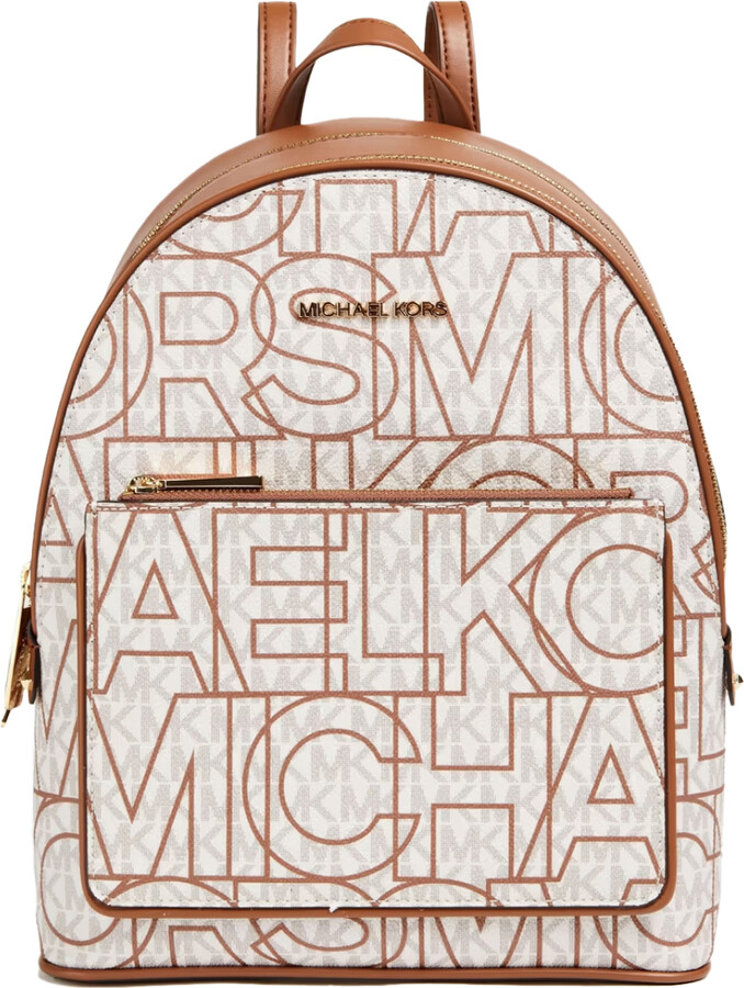 Michael Kors Adina Monogram Logo Backpack - ShopStyle