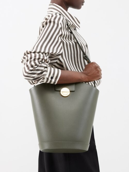 Objets Daso Vivian Leather Bucket Bag - ShopStyle