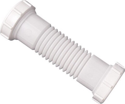 Plumb Pak Flex N Fix 1-1/2 in. D X 6 in. L Plastic Straight Extension ...