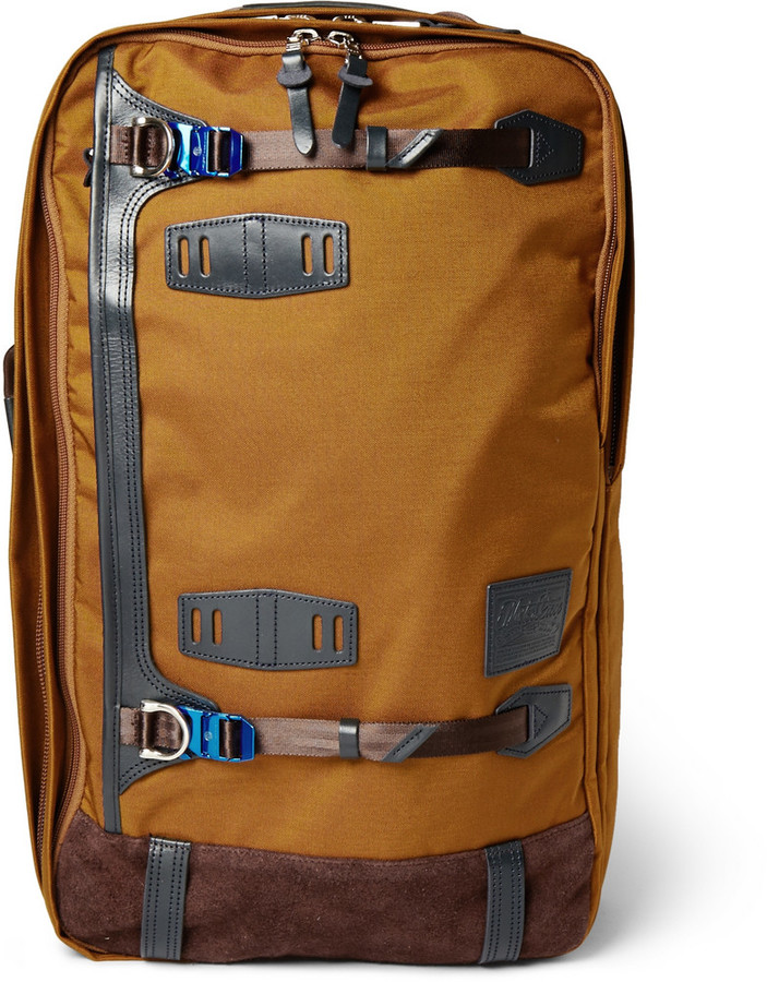 MASTERPIECE Potential Leather-Trimmed Cordura Backpack - ShopStyle