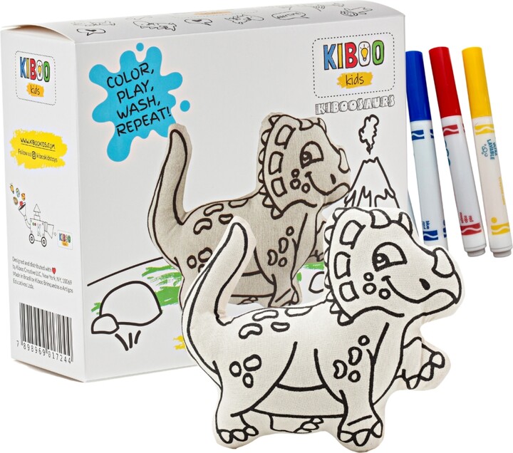 Kiboo Kids Dinosaurs for Coloring - KibooSaur - Triceratops (+markers ...